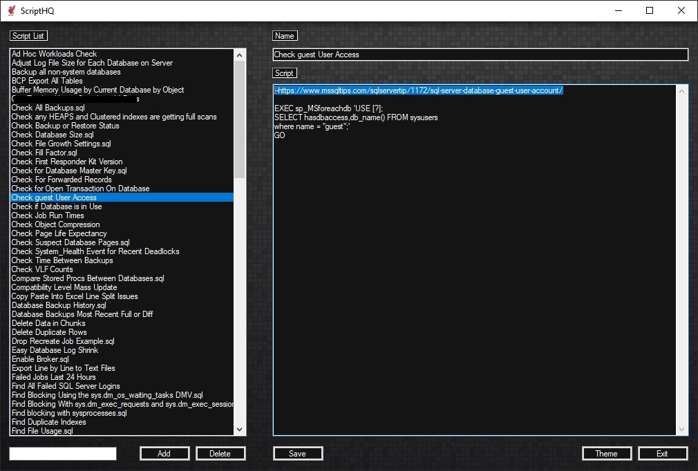 T-SQL Tuesday #135: Tools of the Trade – Chad Callihan