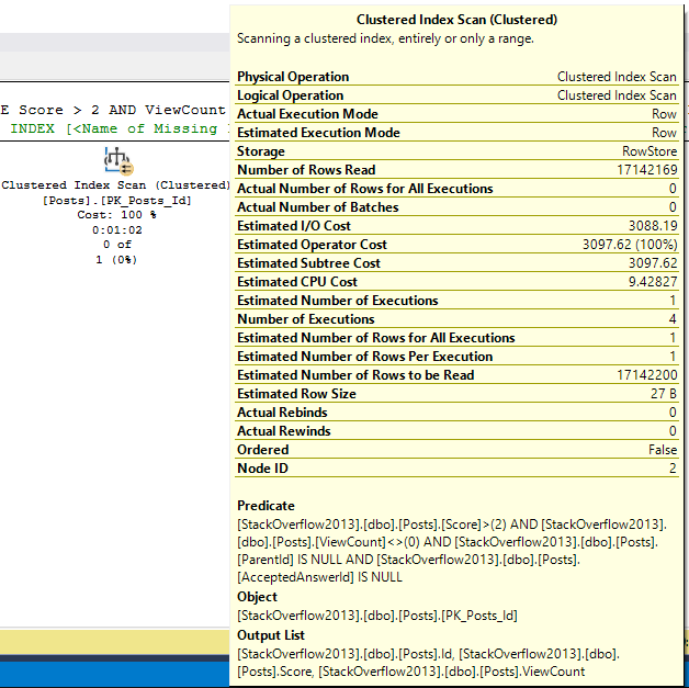 Estimated and Actual Execution Plans – Chad Callihan