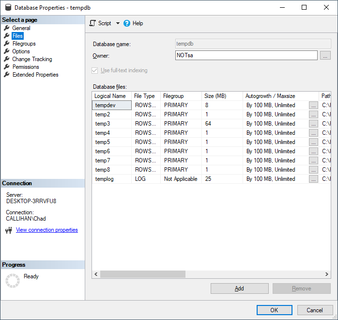 Spread the Love with tempdb – Chad Callihan