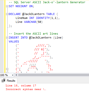 Testing AI with ASCII Jack-o-Lanterns – Chad Callihan